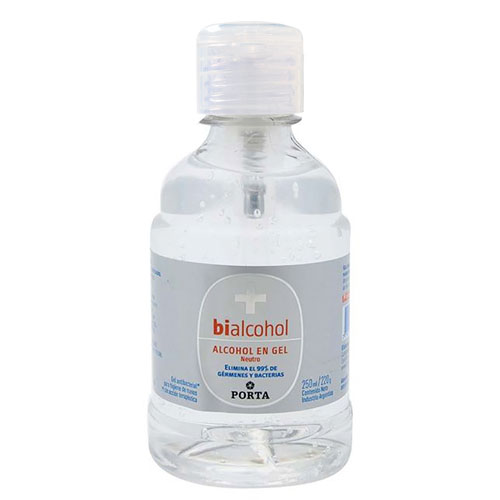 ALCOHOL EN GEL BIALCOHOL C/GLICERINA 250 ML. - Distribuidora Dique