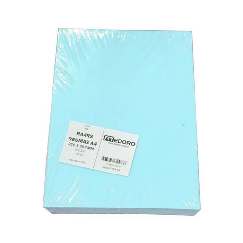 RESMA PAPEL MEDORO T/A4 75 GRS.X 500 HJS.CELESTE - Distribuidora Dique